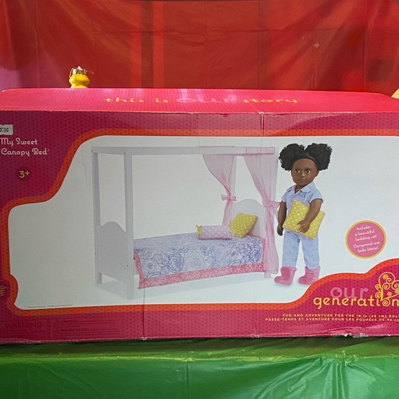 Our Generation | Toys | Our Generation 8 Canopy Doll Bed | Poshmark